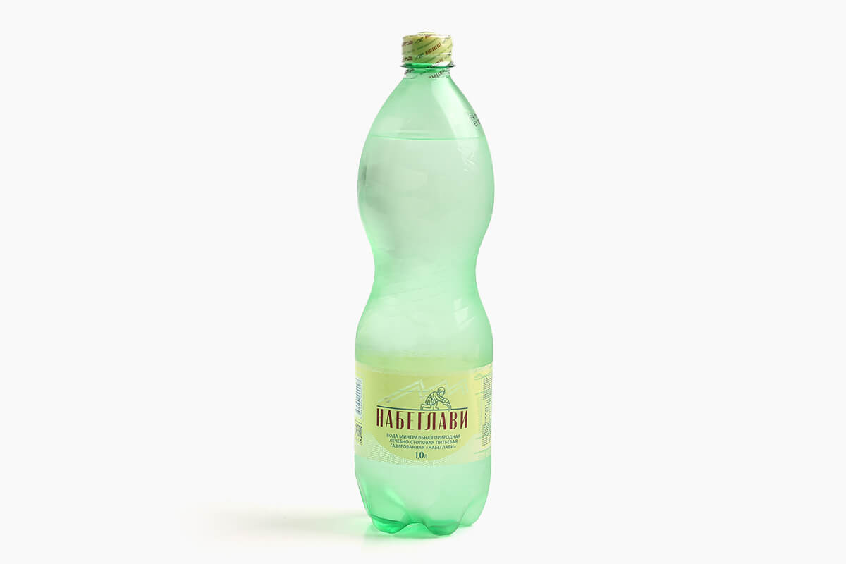 Вода газированная минеральная «Набеглави», 1 л с доставкой на дом в ...