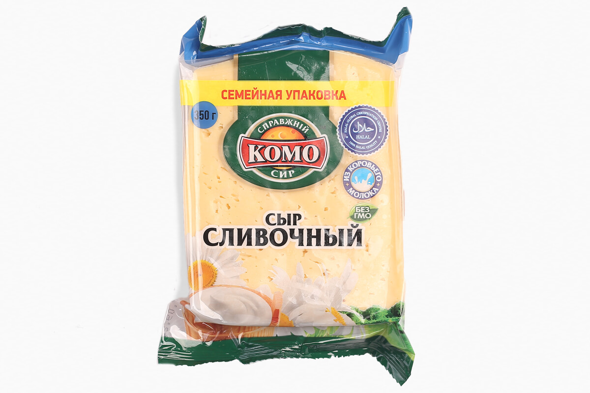 Сыр Комо Сливочный 50%, 350 г с доставкой на дом в Алматы | BARON ...